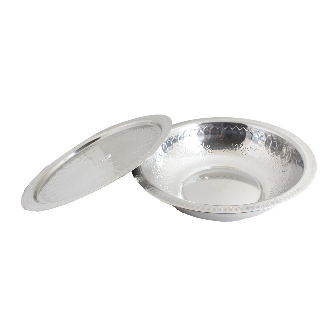 Stainless Steel Basin With Lid - 50Cm - Osbro Home